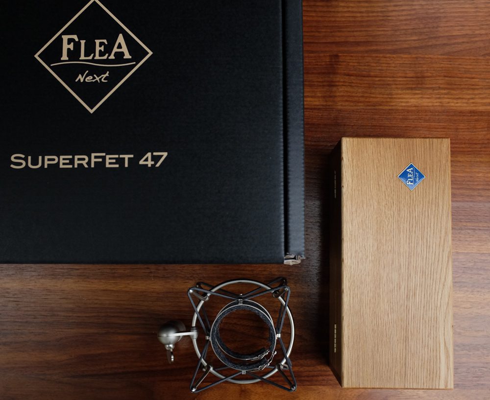 מיקרופון בעבודת יד מבית FLEA FLEA 48 SUPERFET - אודיולאב Audiolab